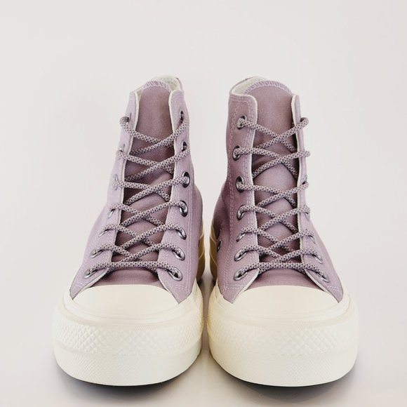 Converse | Shoes | Converse Ctas Hi Lift Lucid Lilac Canvas Womens ...